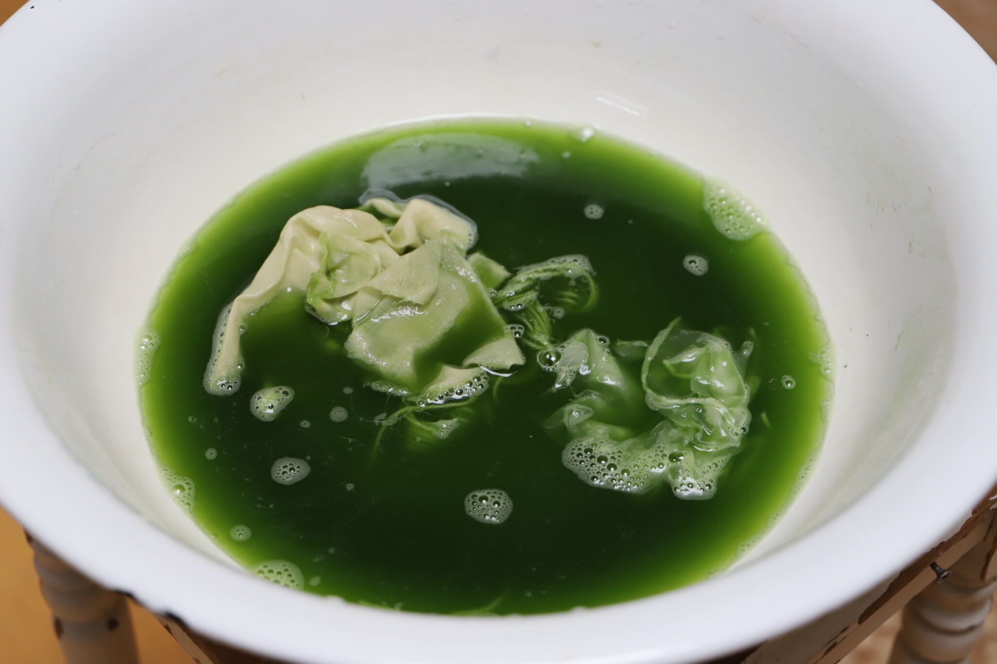 Natural Dyeing with Fresh-leaf Indigo - kathryndavey.com